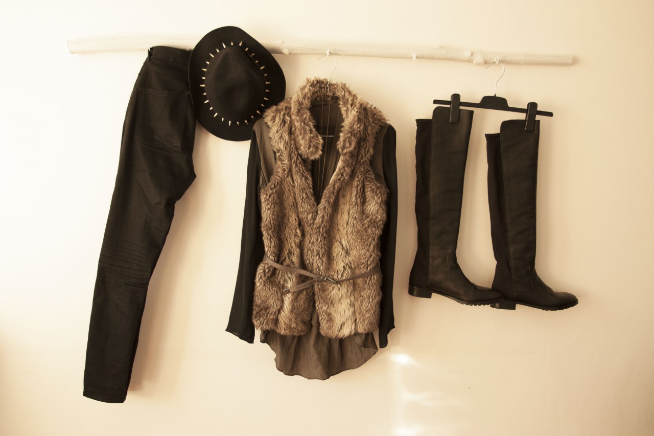 Branch outfit with Zara silk blouse - The Black Blondie